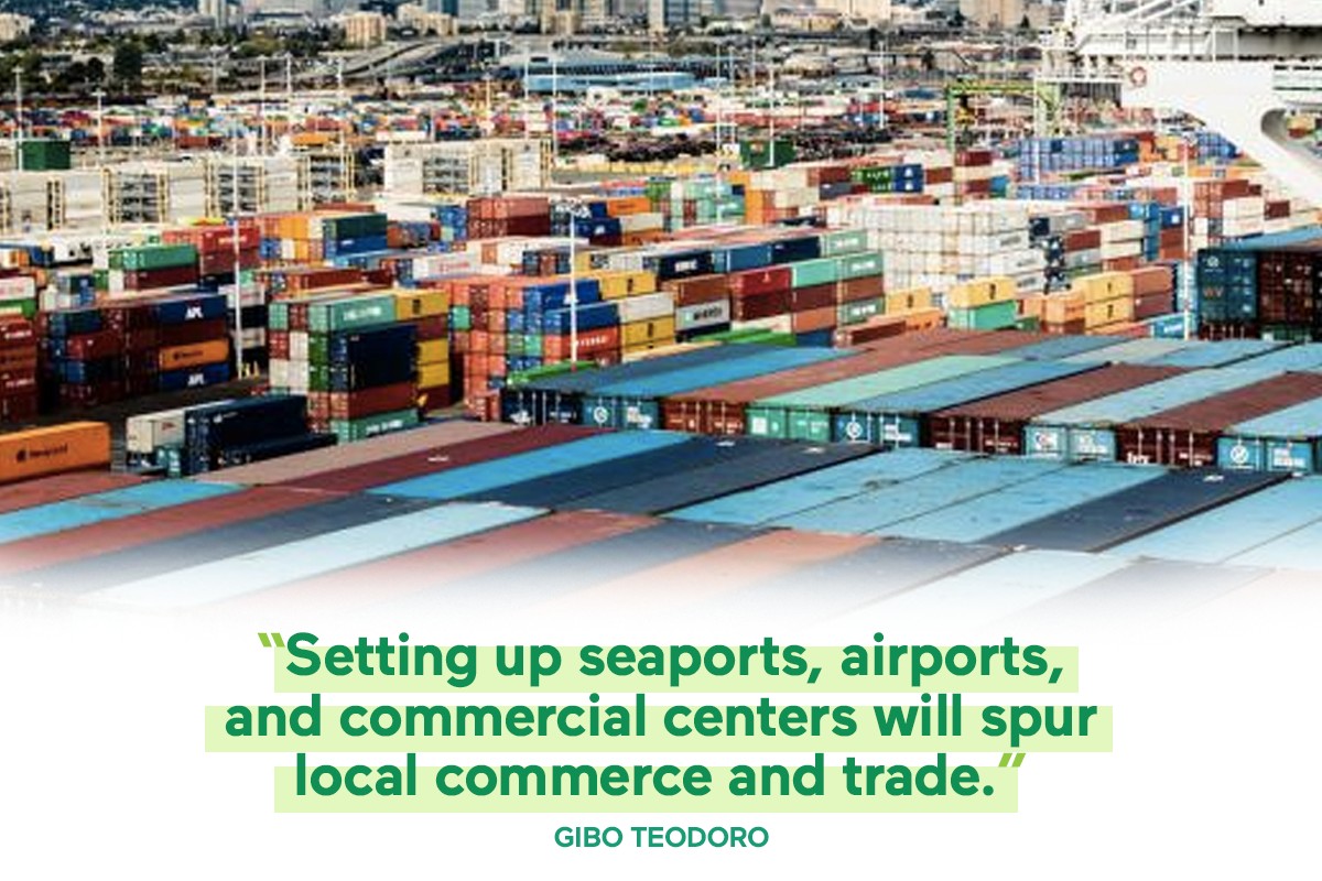 GIBO advocates logistics hubs - Gibo Teodoro