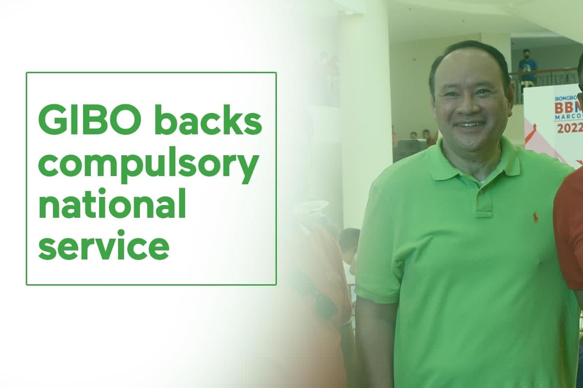 GIBO backs compulsory national service - Gibo Teodoro